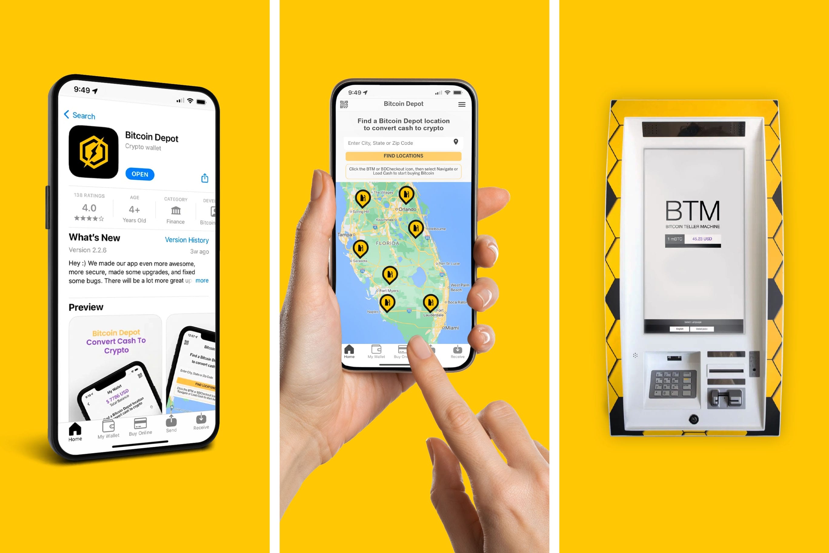 Using Our Bitcoin ATM Locator - bitcoindepot.com